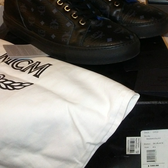MCM | Shoes | Authentic Mcm High Tops Munchen | Poshmark
